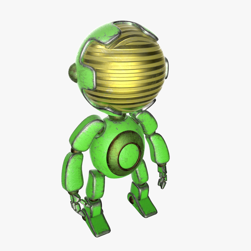 3d robot mario model