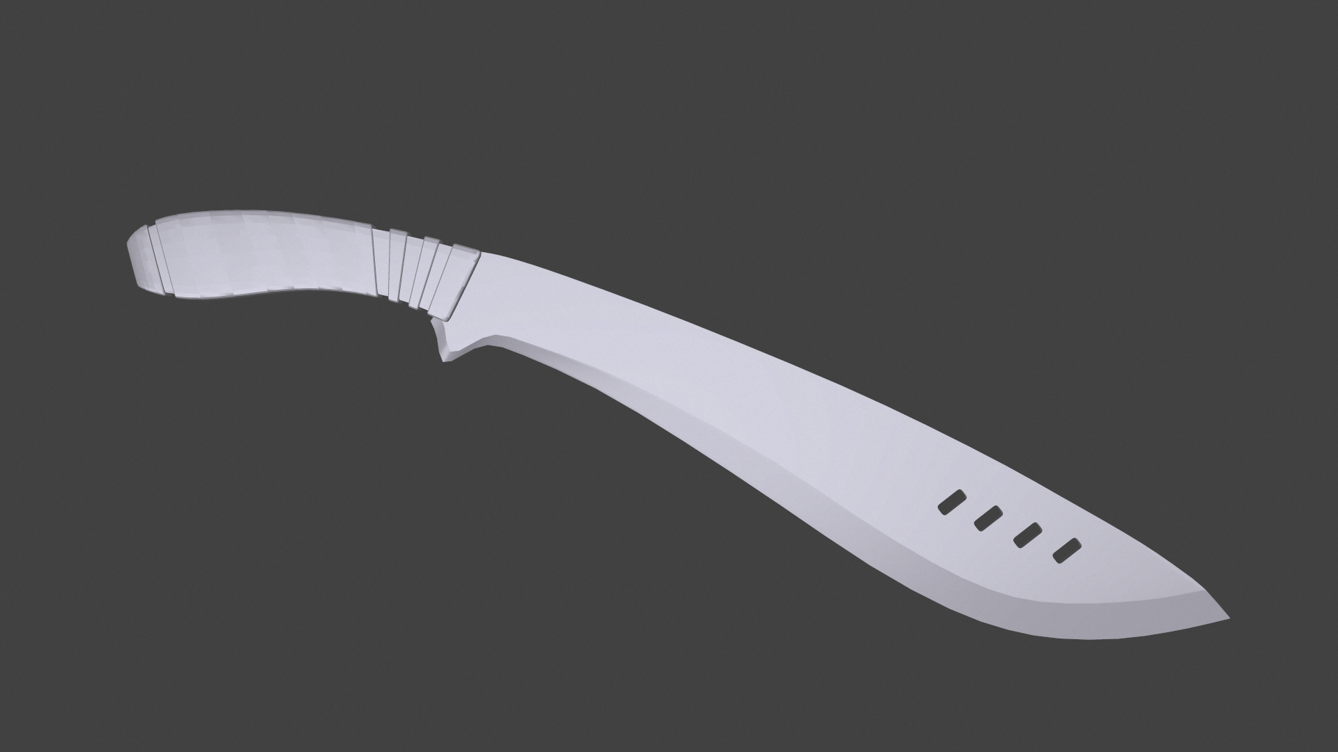 machete 3d model