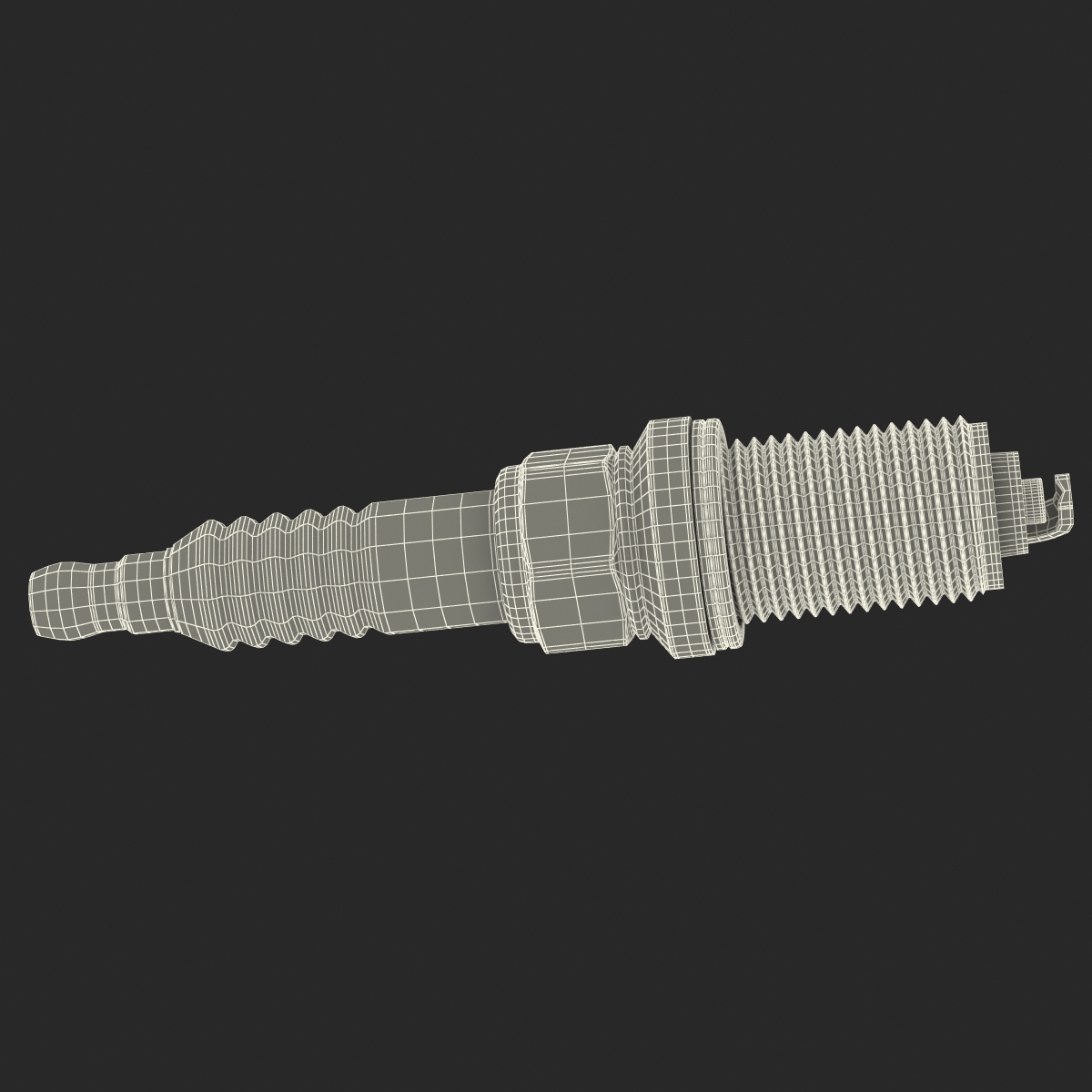 spark plug generic 3d model