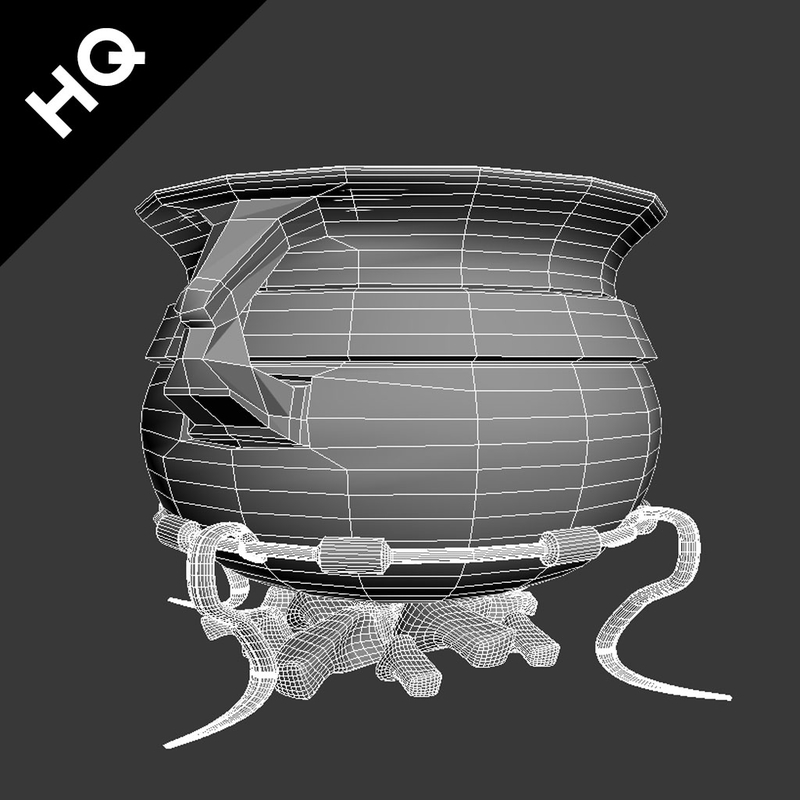 cauldron 3d max