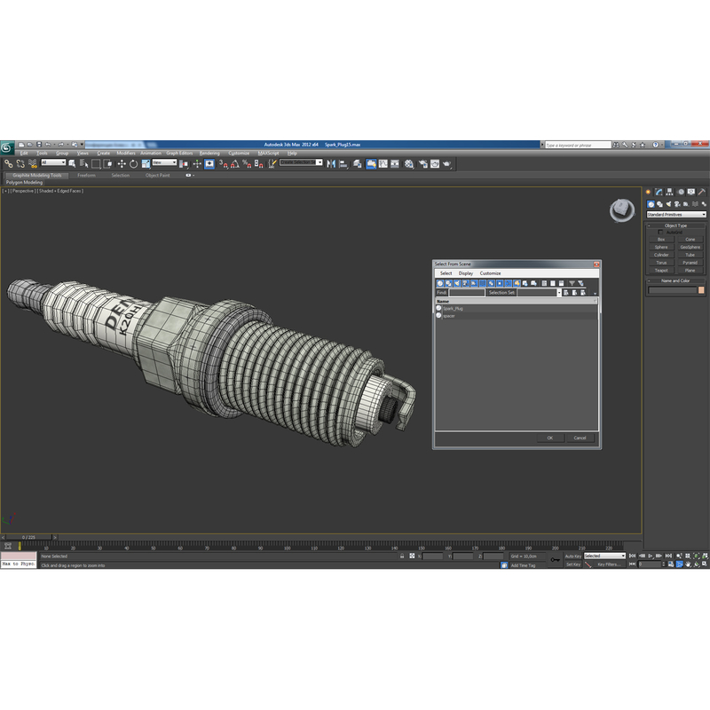3d model spark plug