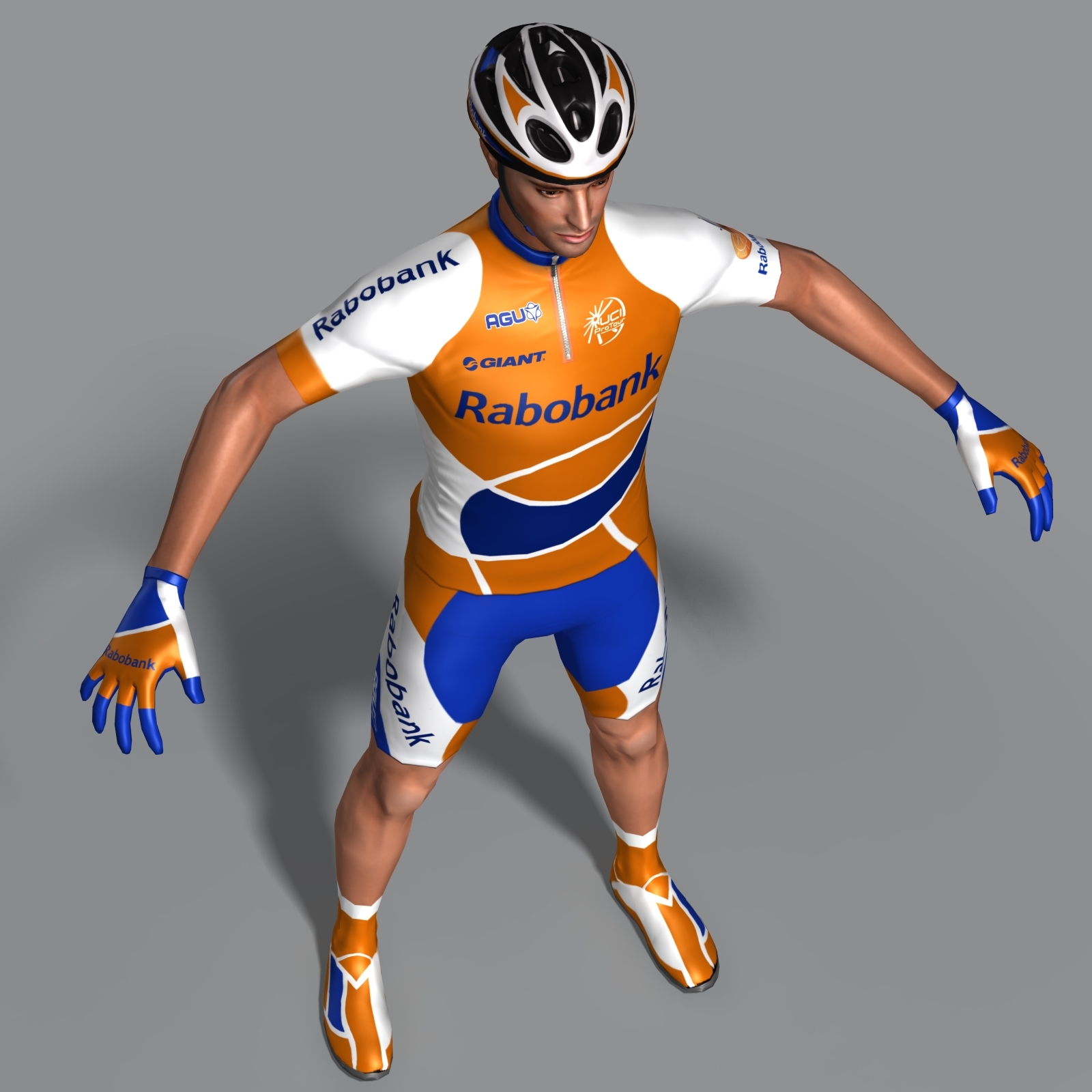 3d model cyclist