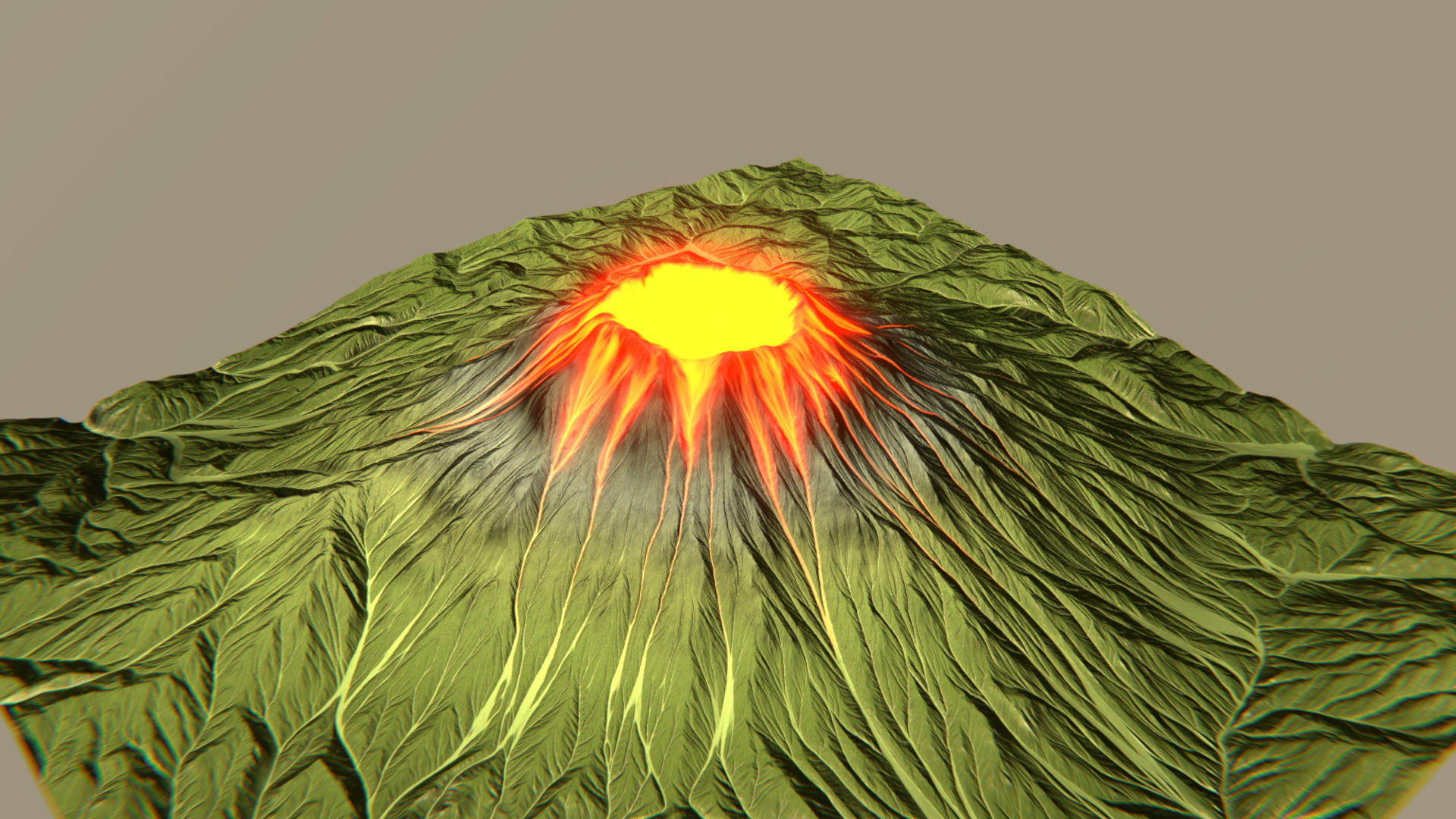 vulcano 3d model