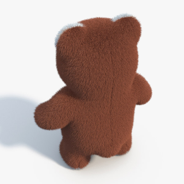 3ds max realistic teddy bear 02