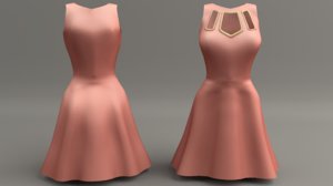 Blender Dress Models | TurboSquid