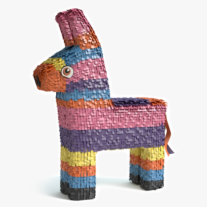 3d pinata party