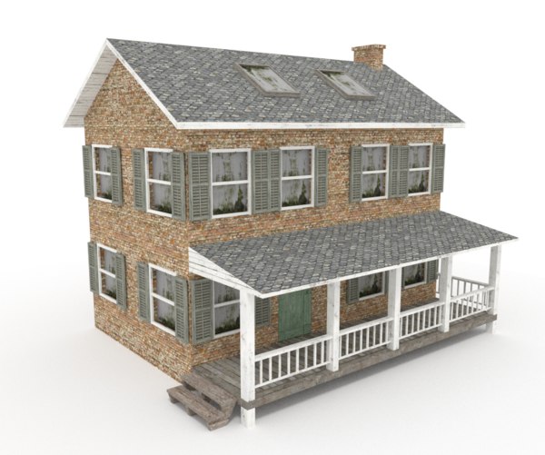 Farmhouse 3D Models for Download | TurboSquid