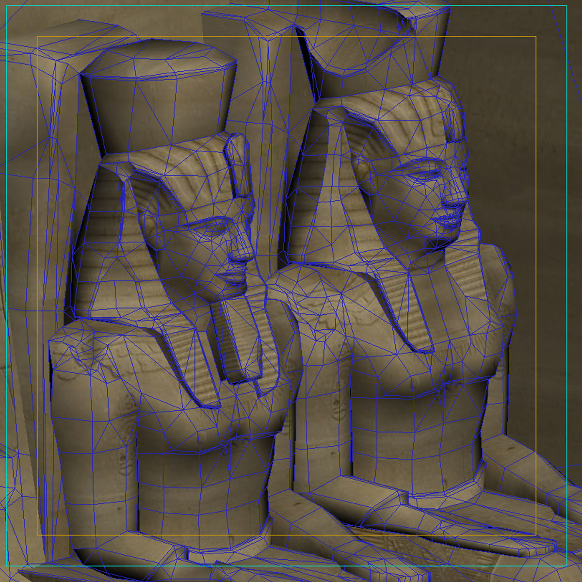 abu simbel m 3d max