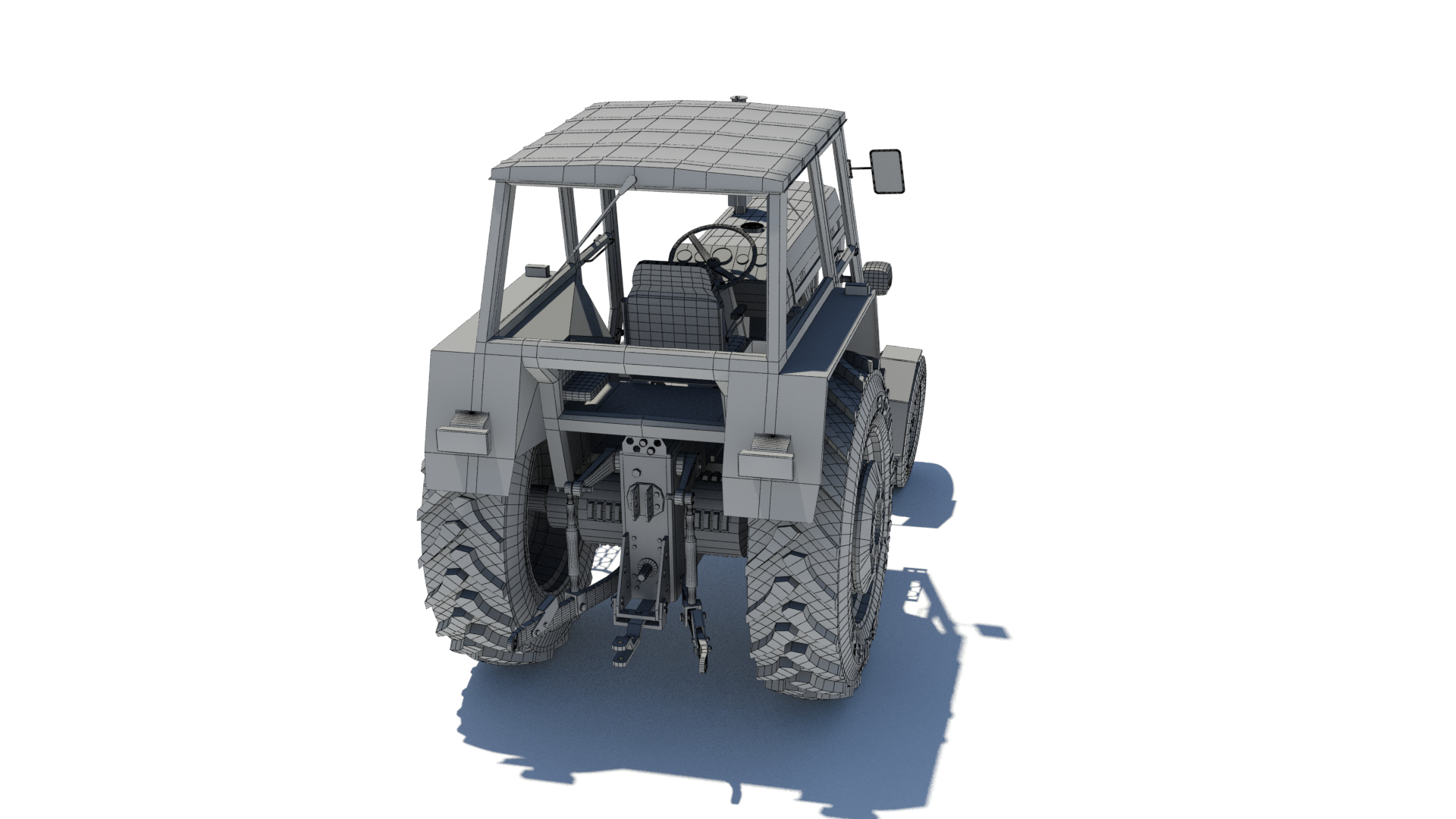 3D модель Трактор Ursus C-385 - TurboSquid 934243