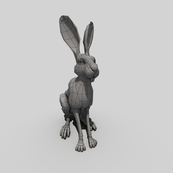 3d rabbit model