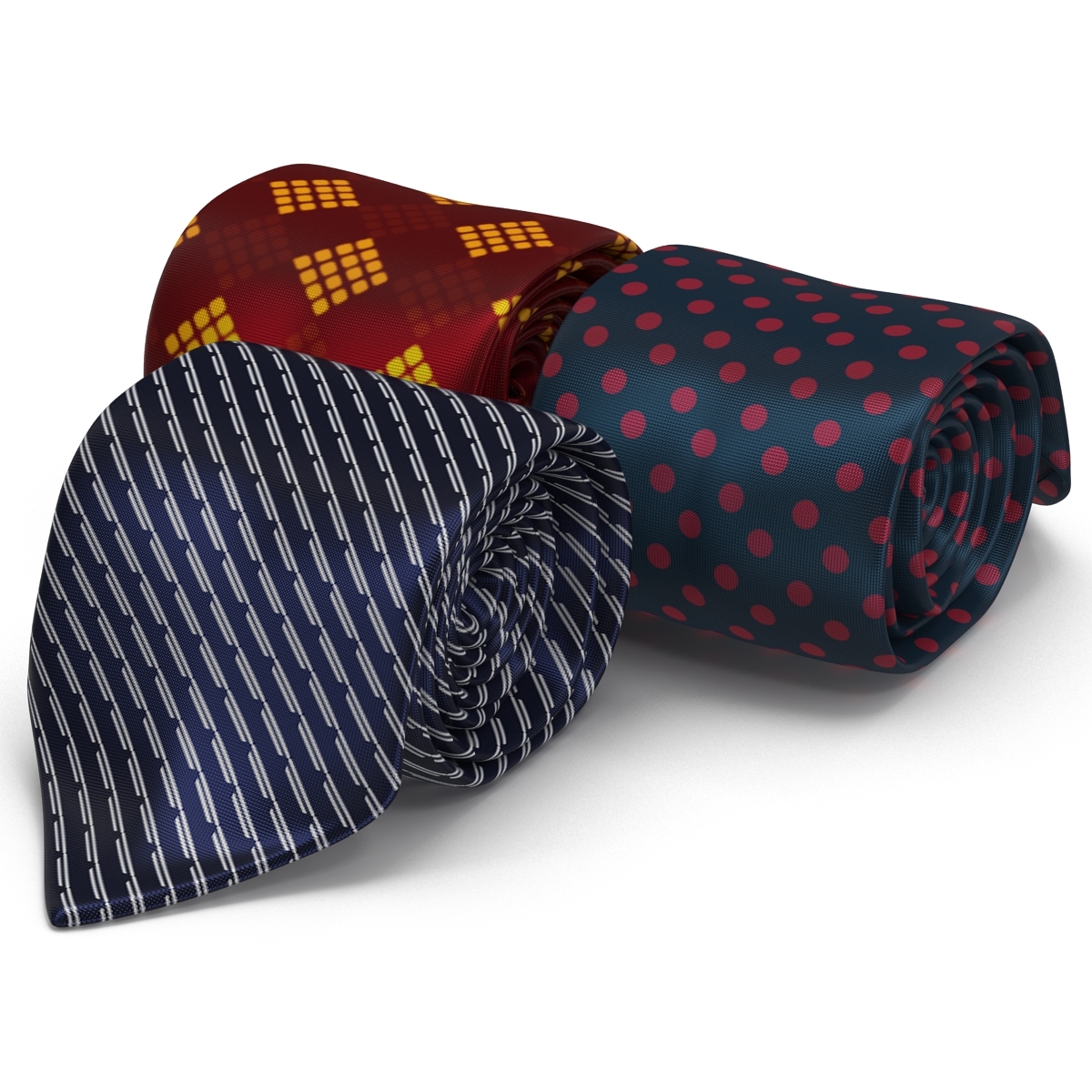 tie set 3d model