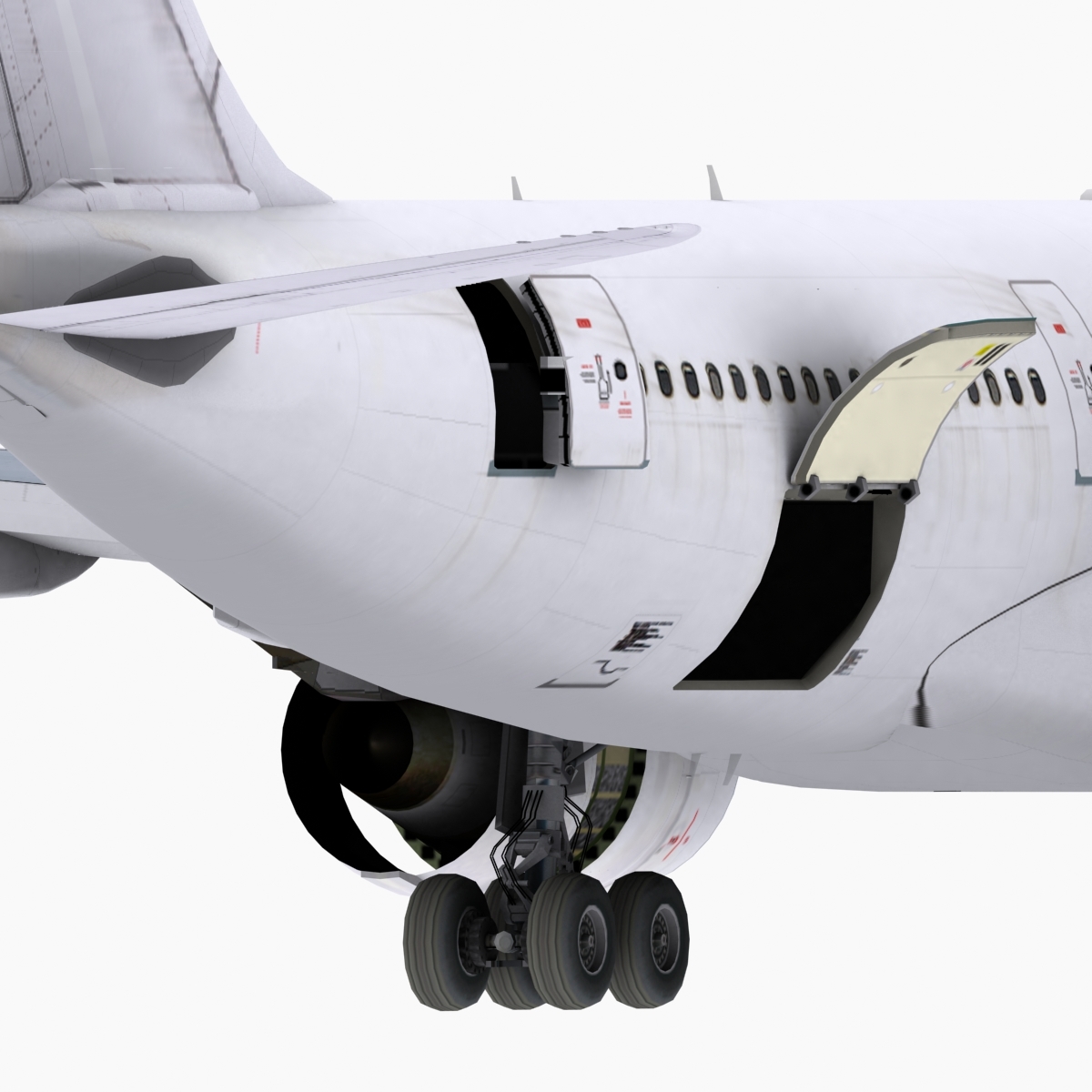 3d a330-200 pw engine
