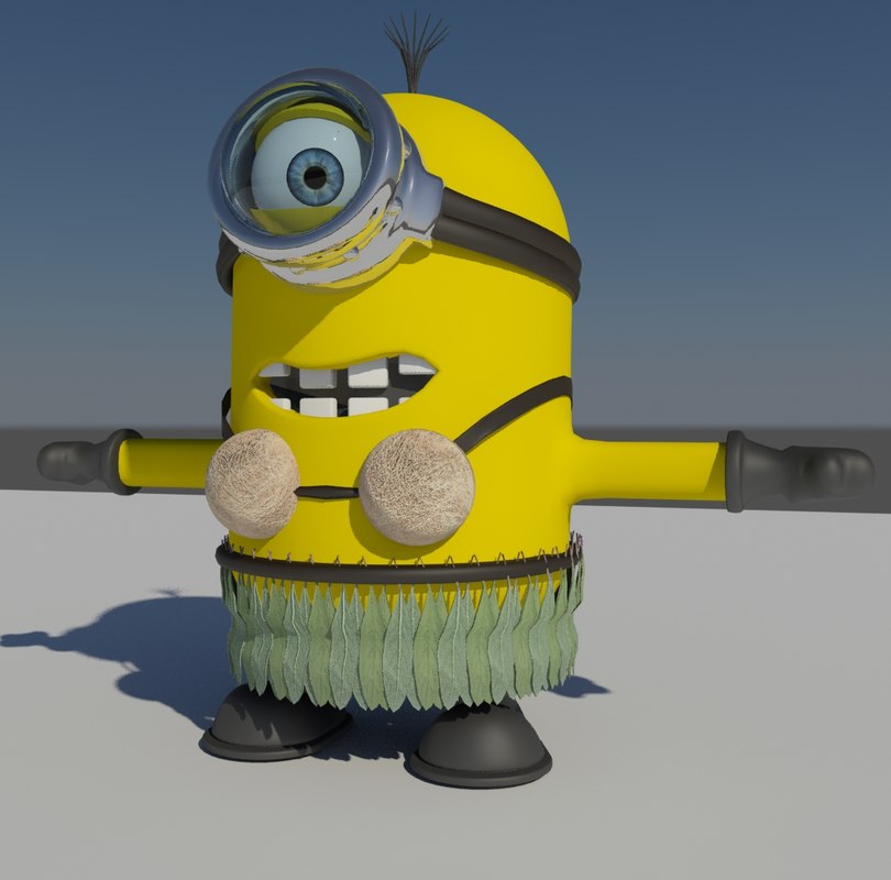 hula minion 3d 3ds