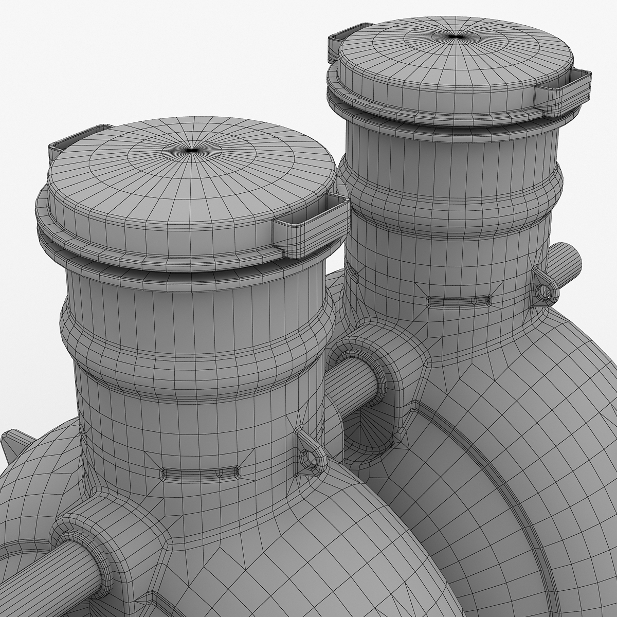 Plastic Septic Tank 3d Model