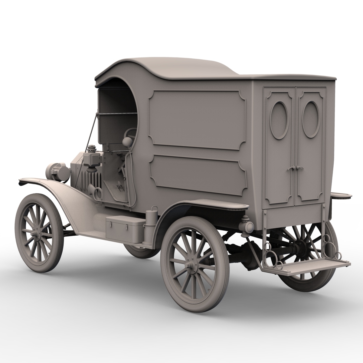 t delivery van 1913 3d model