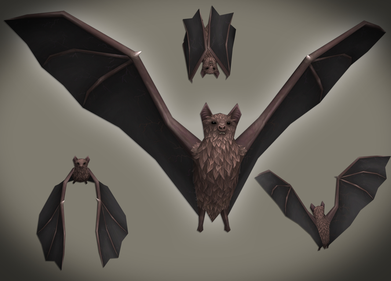 bats pack animations 3d fbx