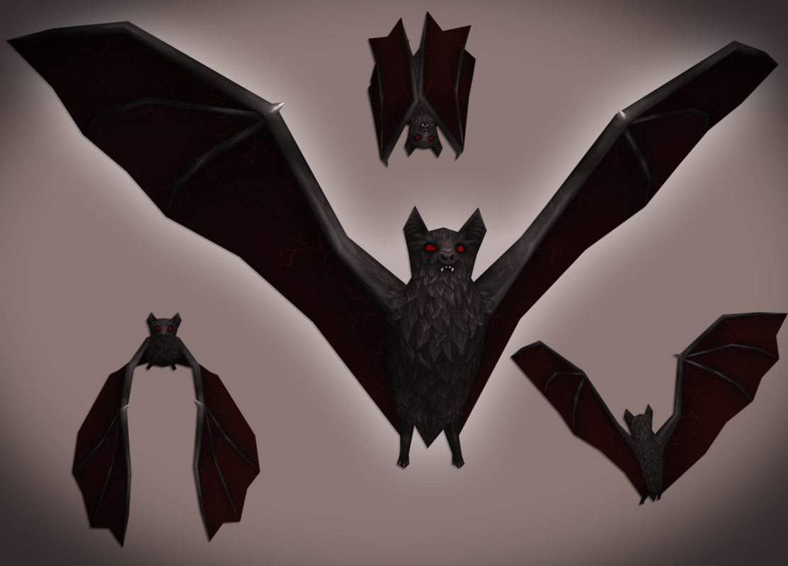 bats pack animations 3d fbx
