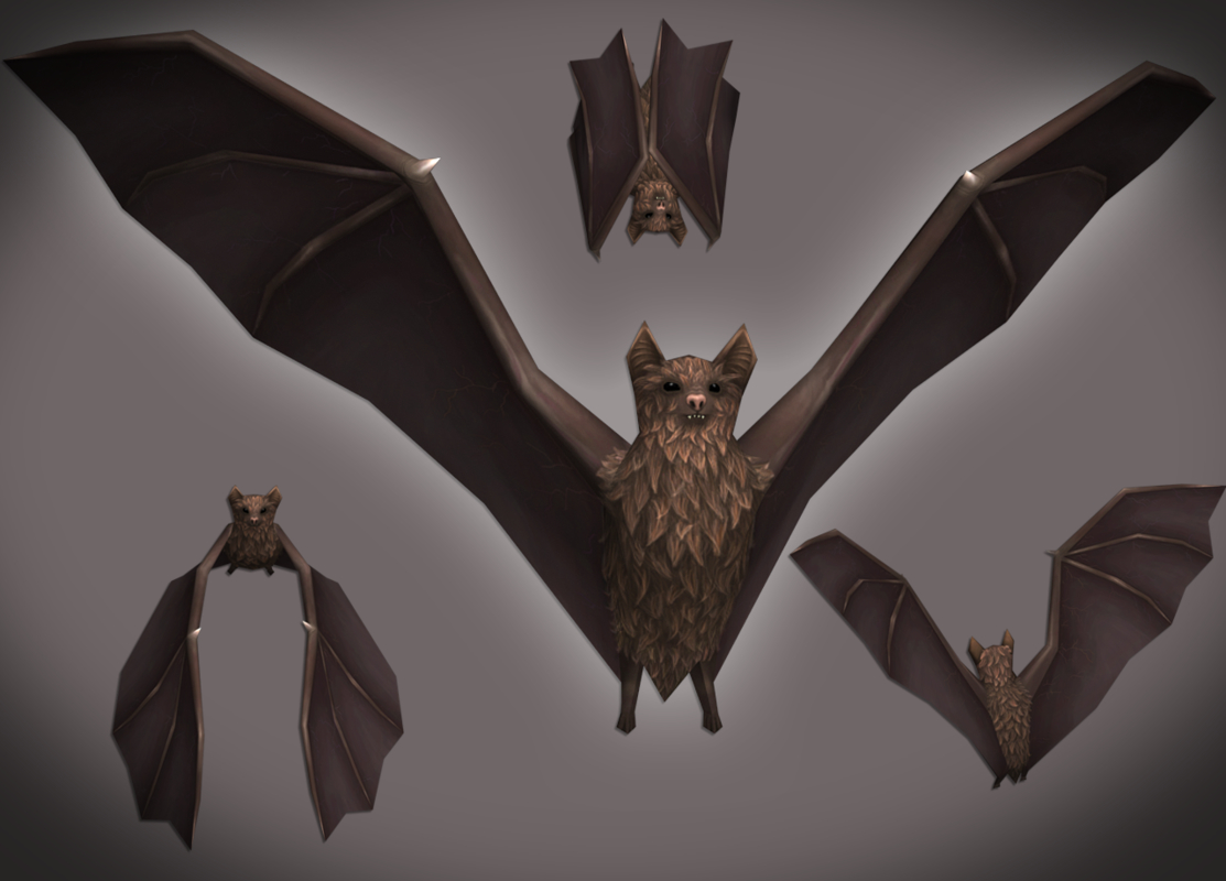 bats pack animations 3d fbx