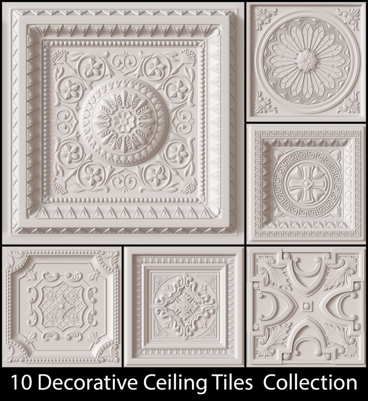 obj decorative ceiling tile