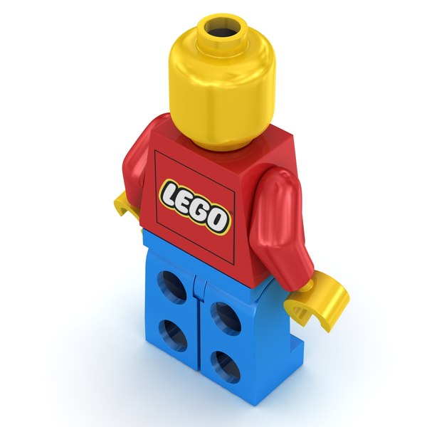 lego man 3d max