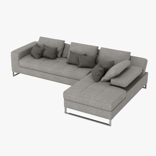 baxter nepal chair hair fur 3d model