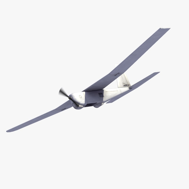 rq-20a puma uav 3d model