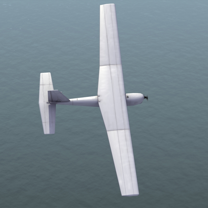 rq-20a puma uav 3d model