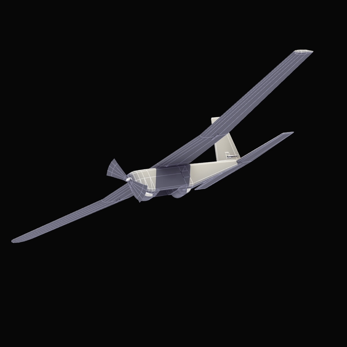 rq-20a puma uav 3d model
