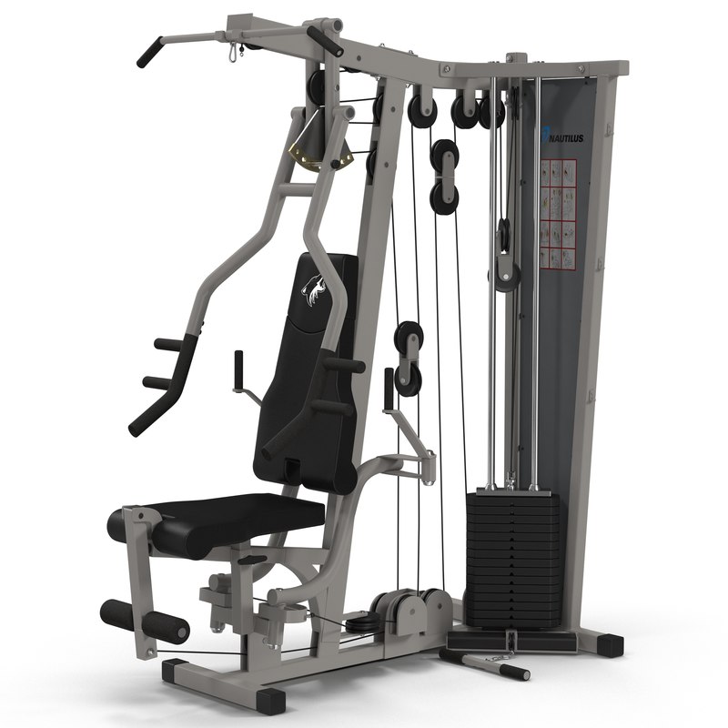 3d model weight machine modeled