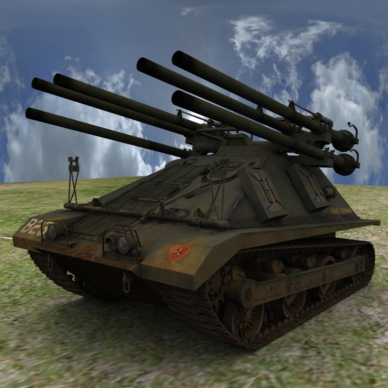3d model m50 ontos tank