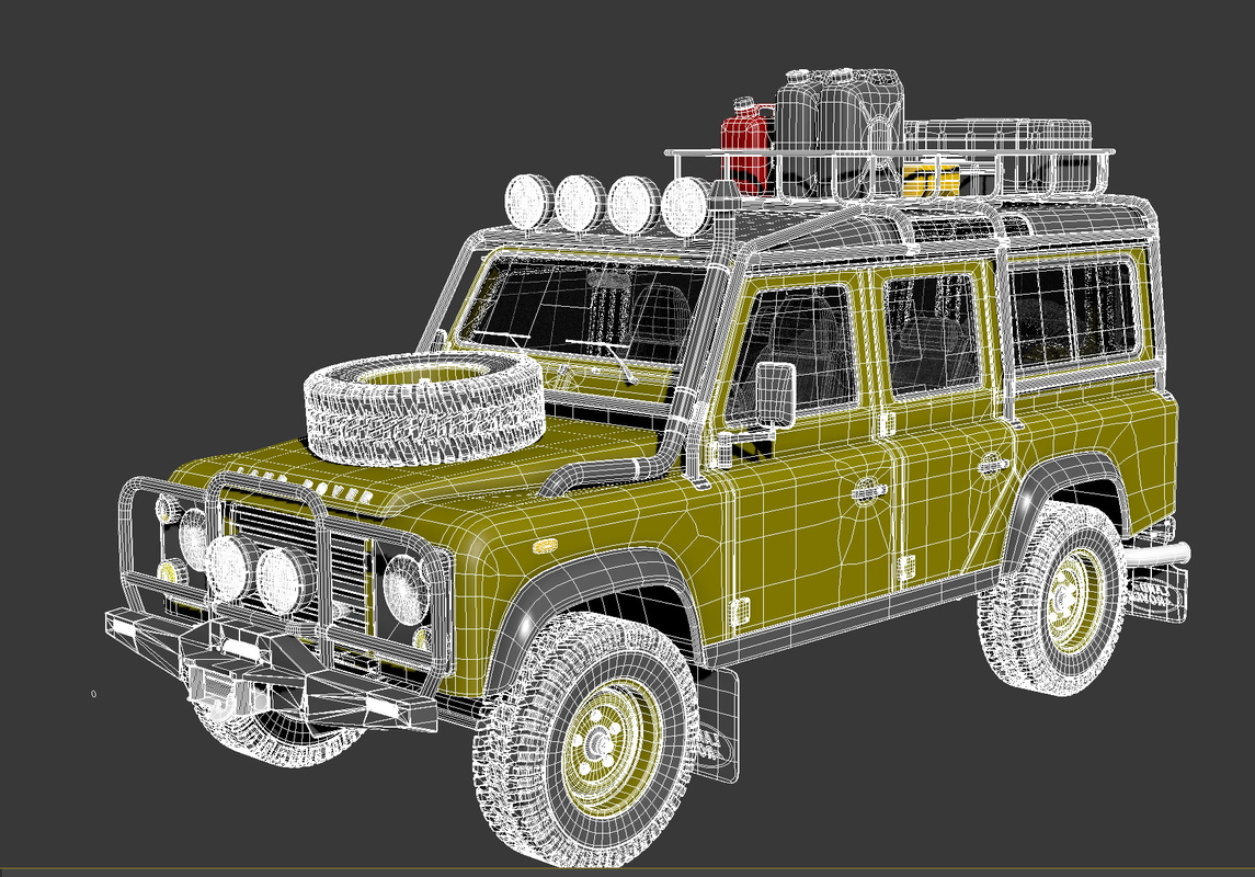 land rover landrover defender 3d model
