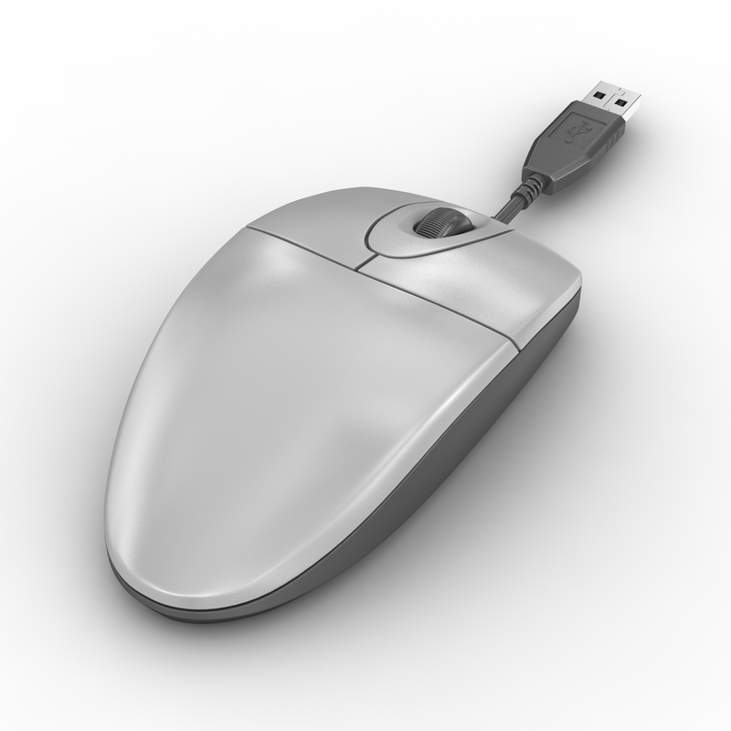 computer mouse 3d model