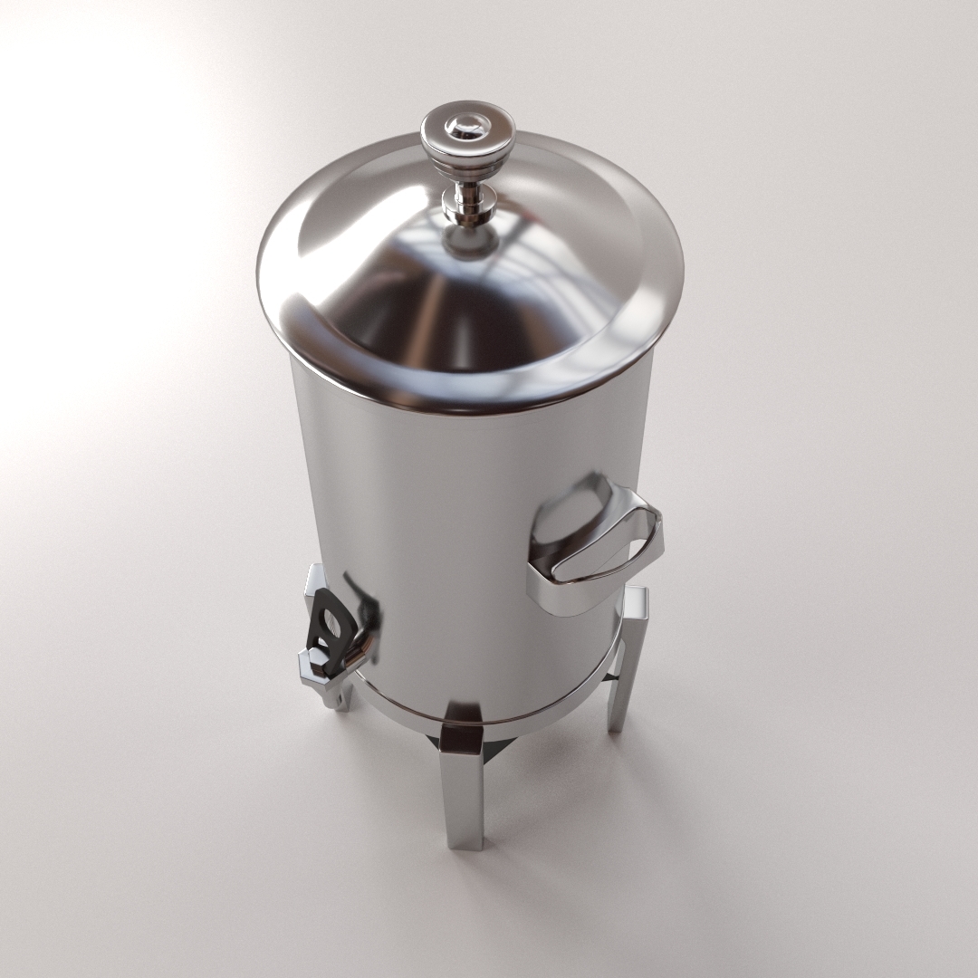 beverage server 3d 3ds