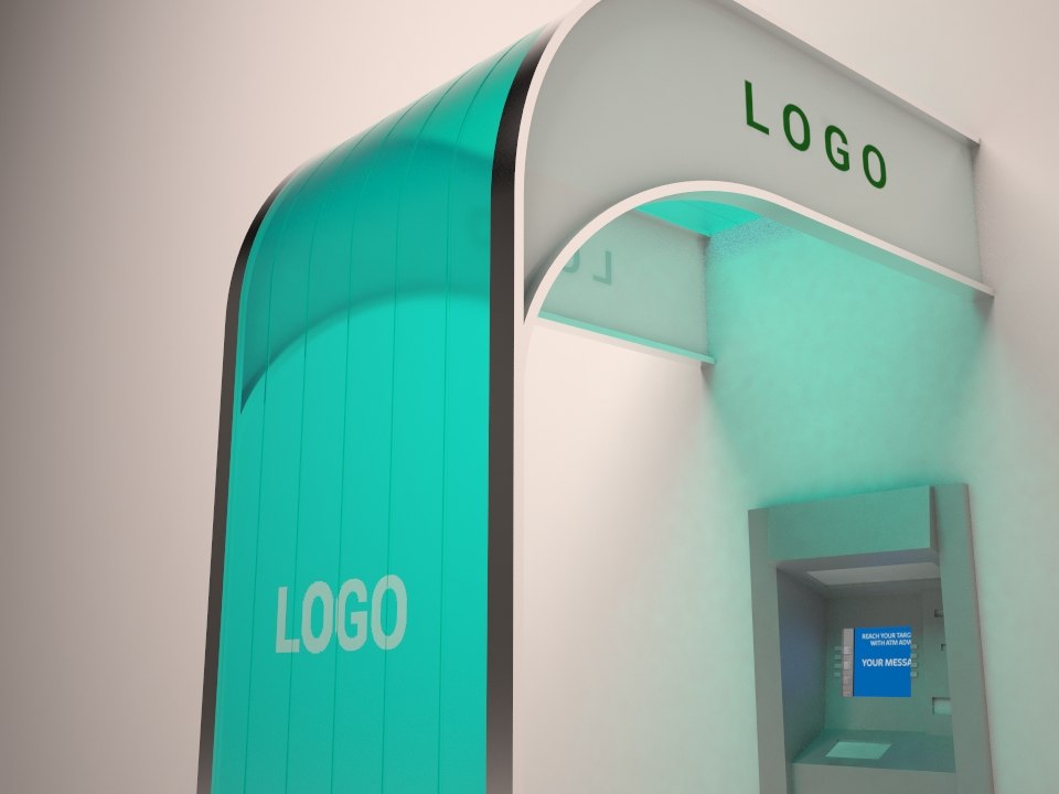 3d model atm sunshade