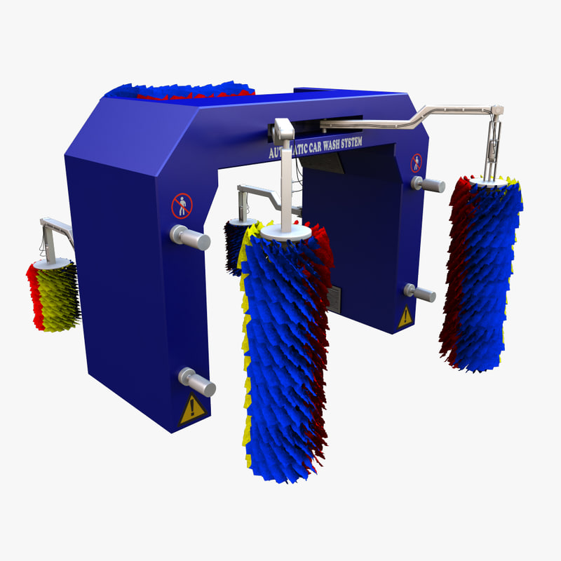 3ds max automatic car wash