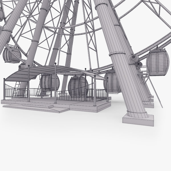 ferris wheel obj