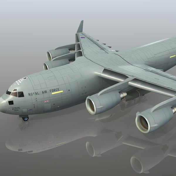 3d c-17 globemaster iii model