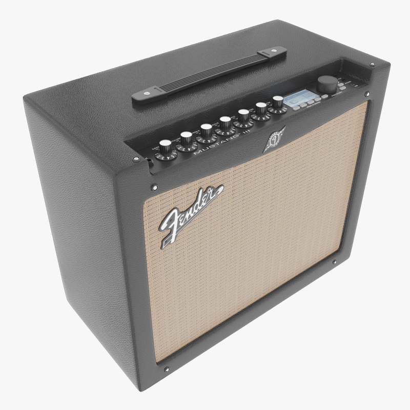 amplifier fender 3d model