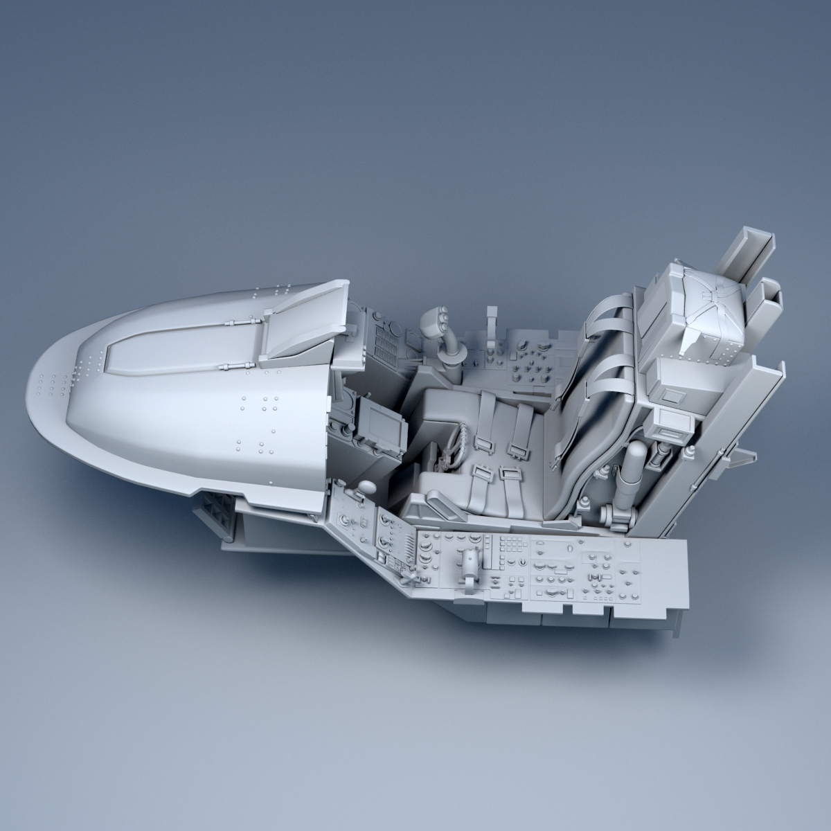 3d F16 Cockpit