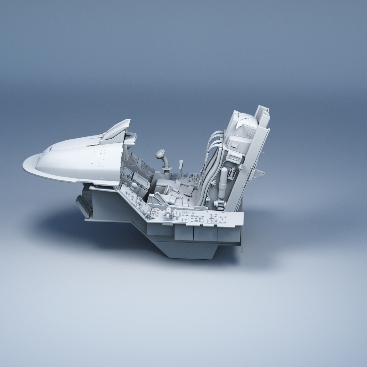 3d F16 Cockpit