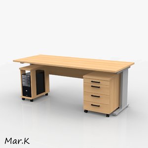 Office Desk SketchUp Models for Download | TurboSquid