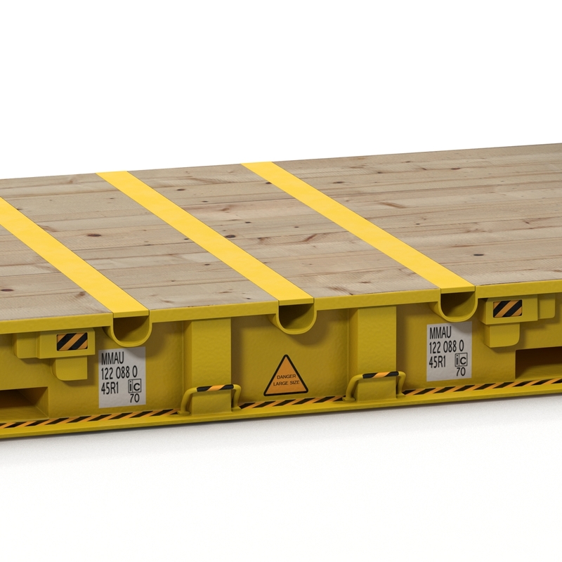 flat rack collapsible container 3d max