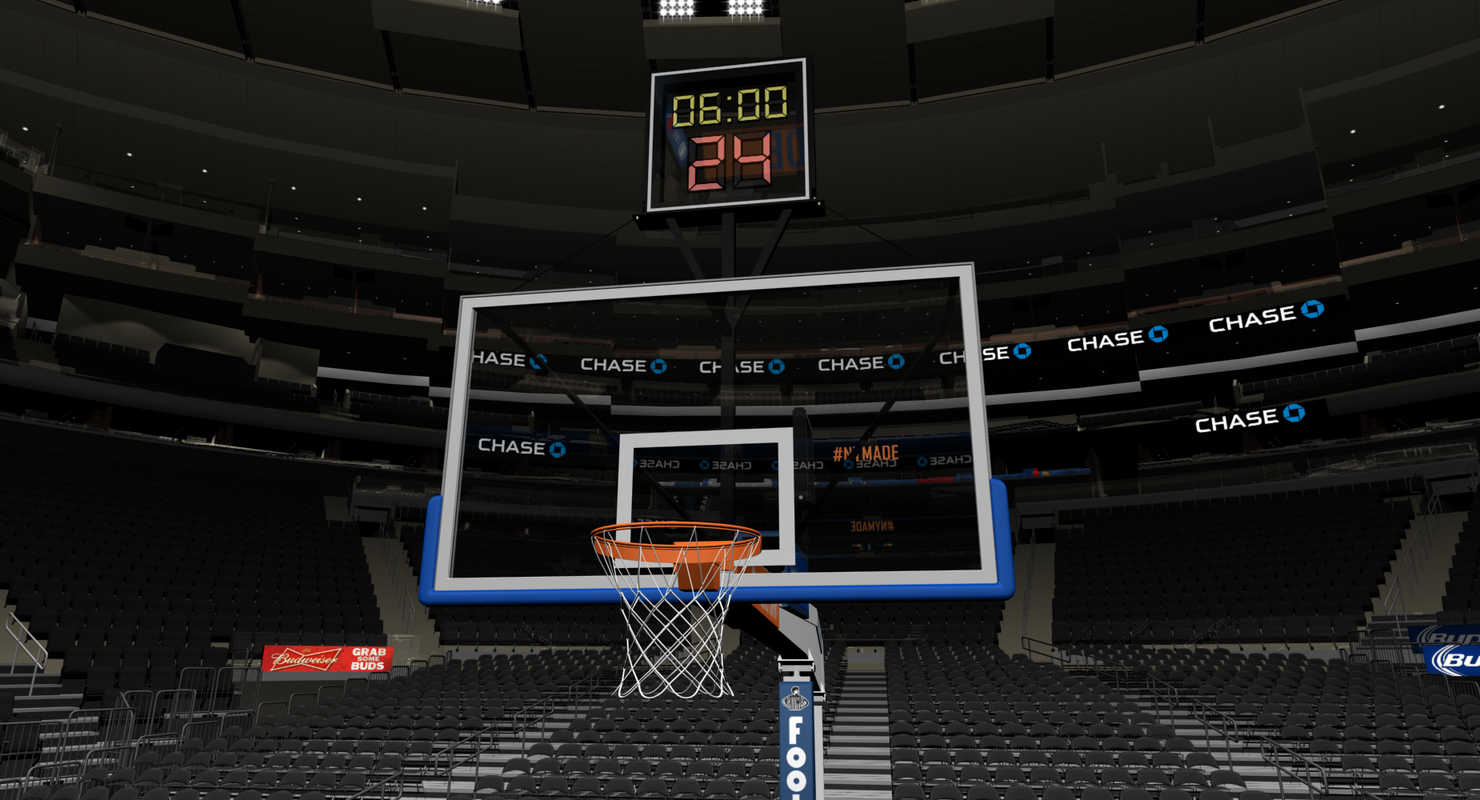 3d madison arena msg basketball model