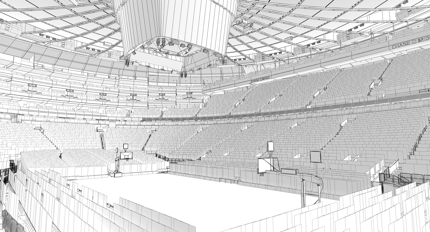 3d madison arena msg basketball model