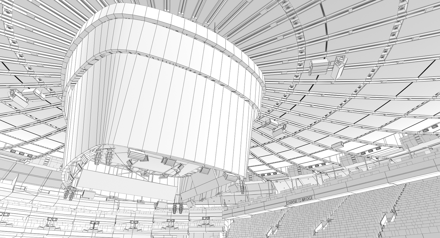 3d madison arena msg basketball model