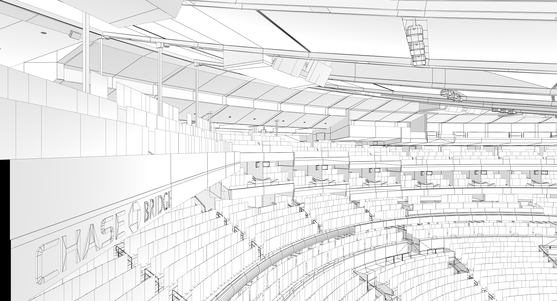 3d madison arena msg basketball model