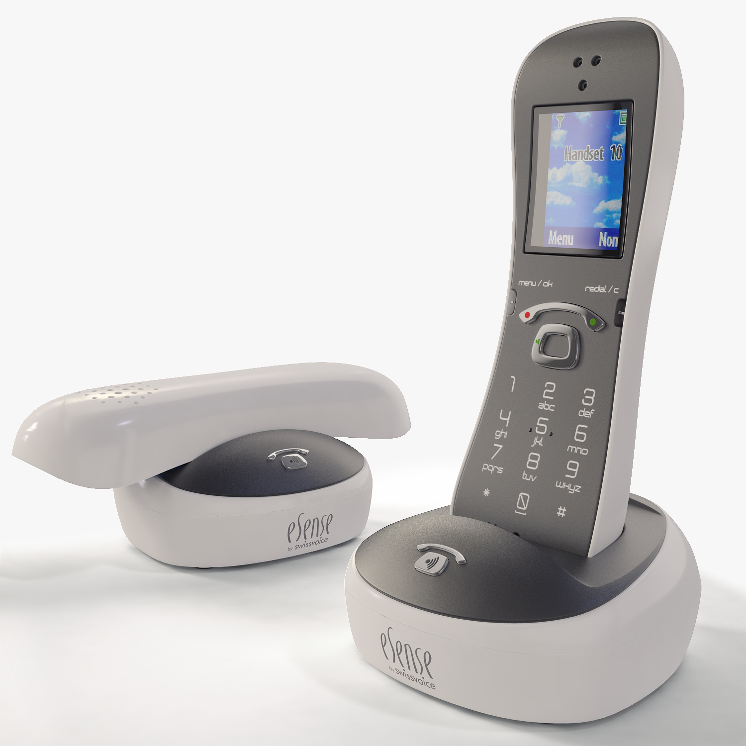 3d model swissvoice esense cordless phone
