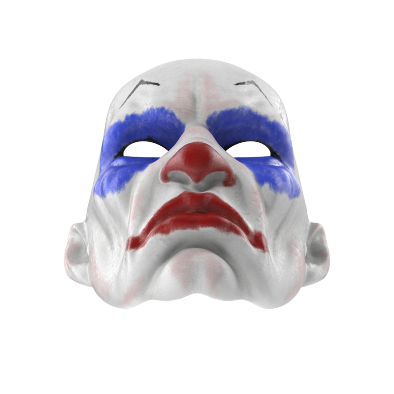 3d clown mask model