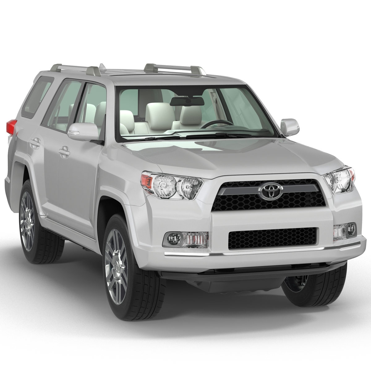 3d model toyota 4runner rigged 2012