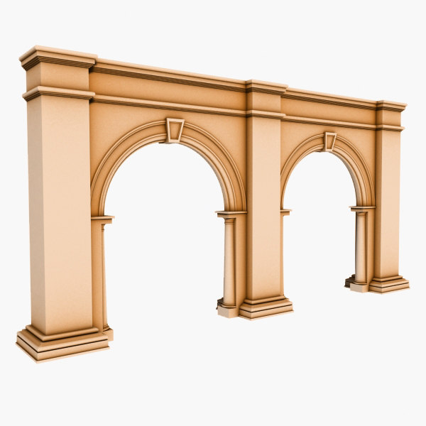 3d model arch 2